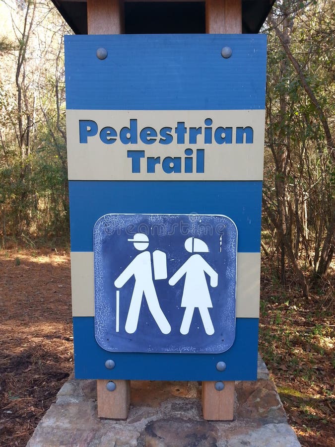 Pedestrian trail stock photo. Image of number, fitness - 47163110