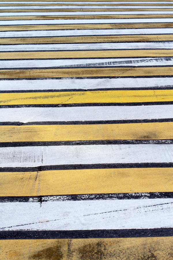 Pedestrian Two Color Zebra Crossing Stock Image - Image of urban, paint ...