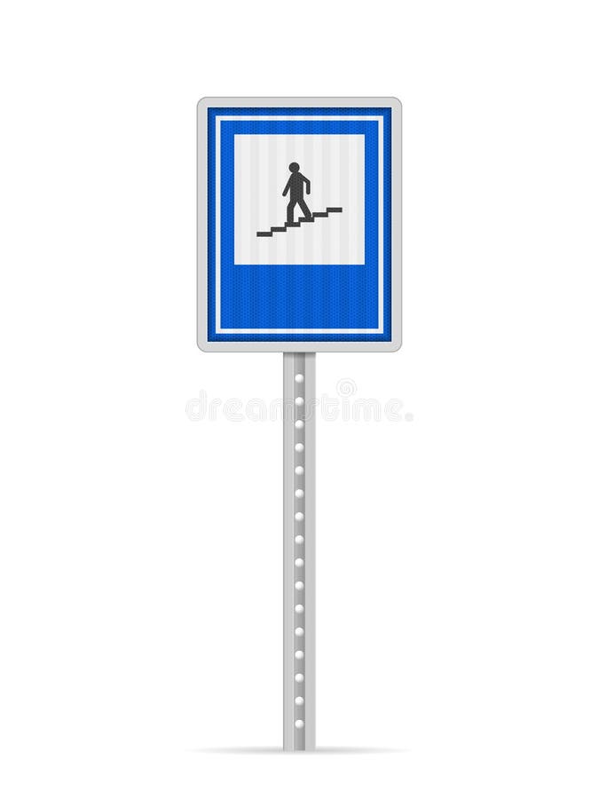 Pedestrian Underpass Sign Stock Illustrations – 80 Pedestrian Underpass ...