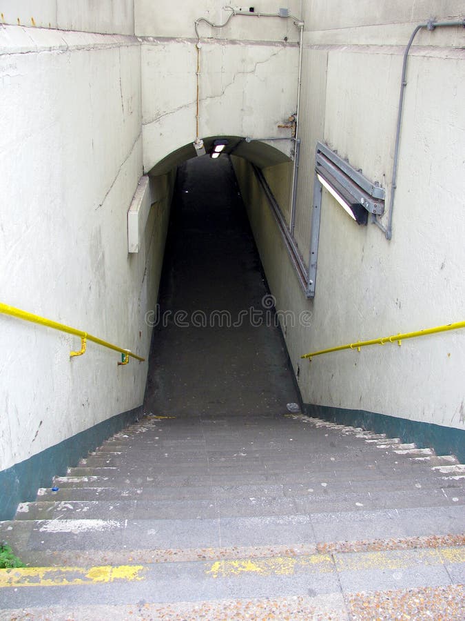 Pedestrian underpass stock image. Image of architecture - 68764289