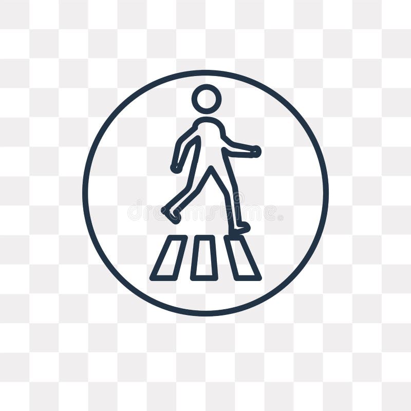 Pedestrian Vector Solid Icon Style Illustration. Eps 10 File Stock ...