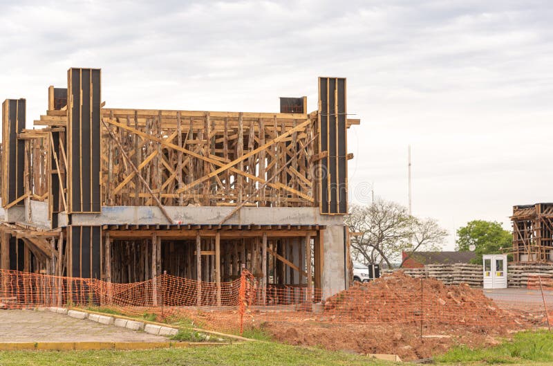 Pedestrian Walkway Over Highway Under Construction 05 Stock Image ...