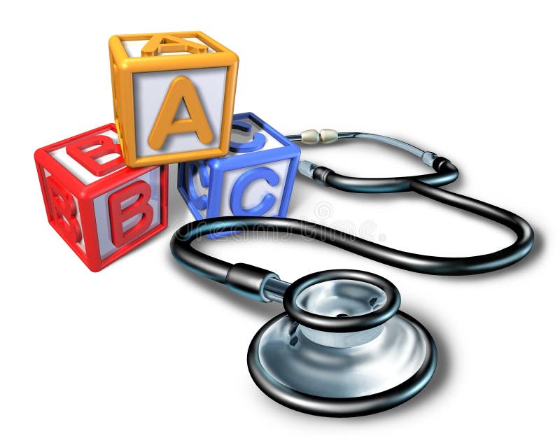 Pediatrics and Pediatrician Medical Symbol Stock Illustration ...