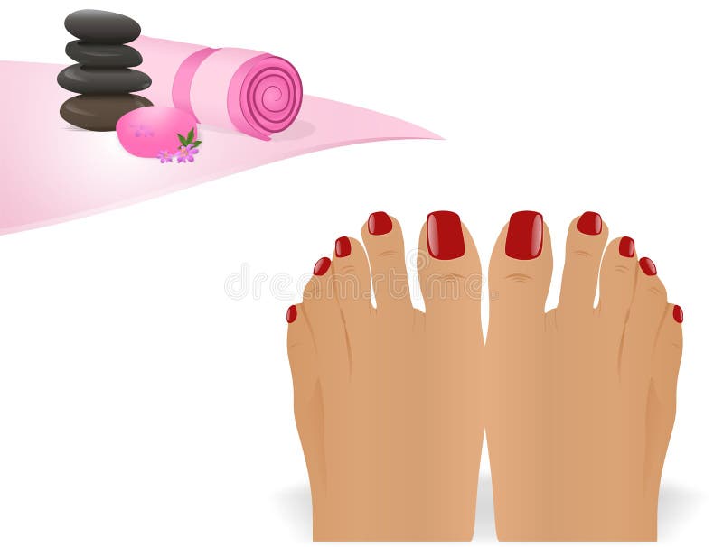 Pedicure, cdr vector stock vector. Illustration of fingernail - 22332527