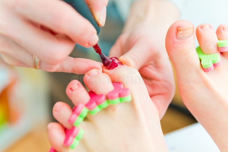 Pedicure in process stock photo. Image of health, mechanical - 38336906