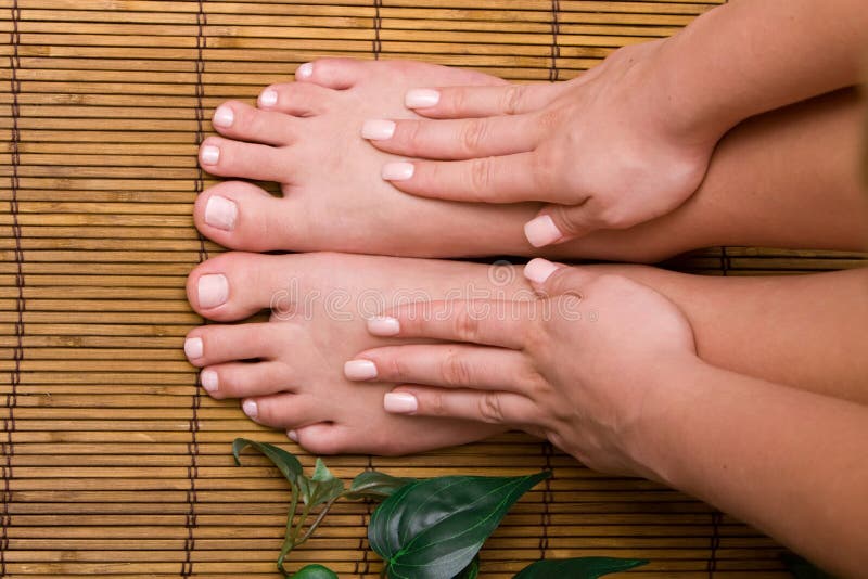 Pedicured Feet stock image. Image of daisies, body, foot - 3629029