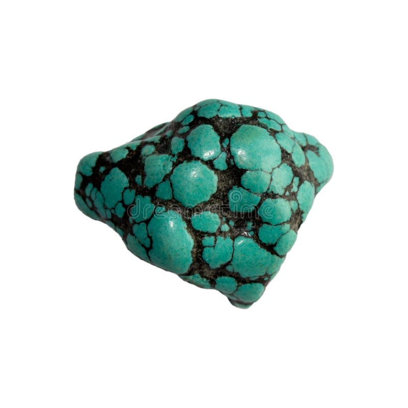 Uma Turquesa De Pedra Do Unwrough Imagem de Stock - Imagem de elemento ...