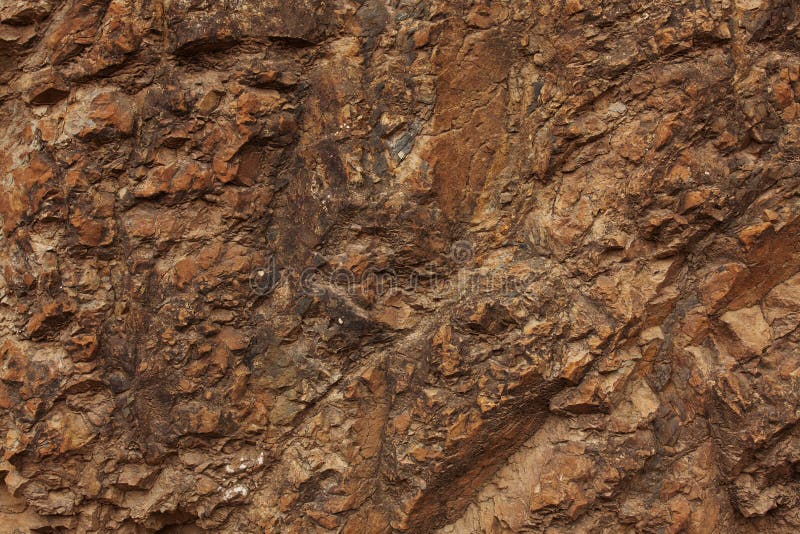 Pedra do marrom escuro foto de stock. Imagem de bolha - 34836654