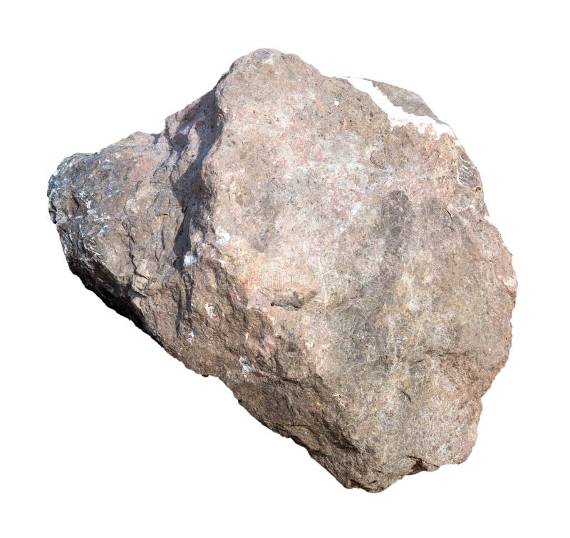 Pedra Grande Da Rocha Do Granito, Isolada Foto de Stock - Imagem de ...