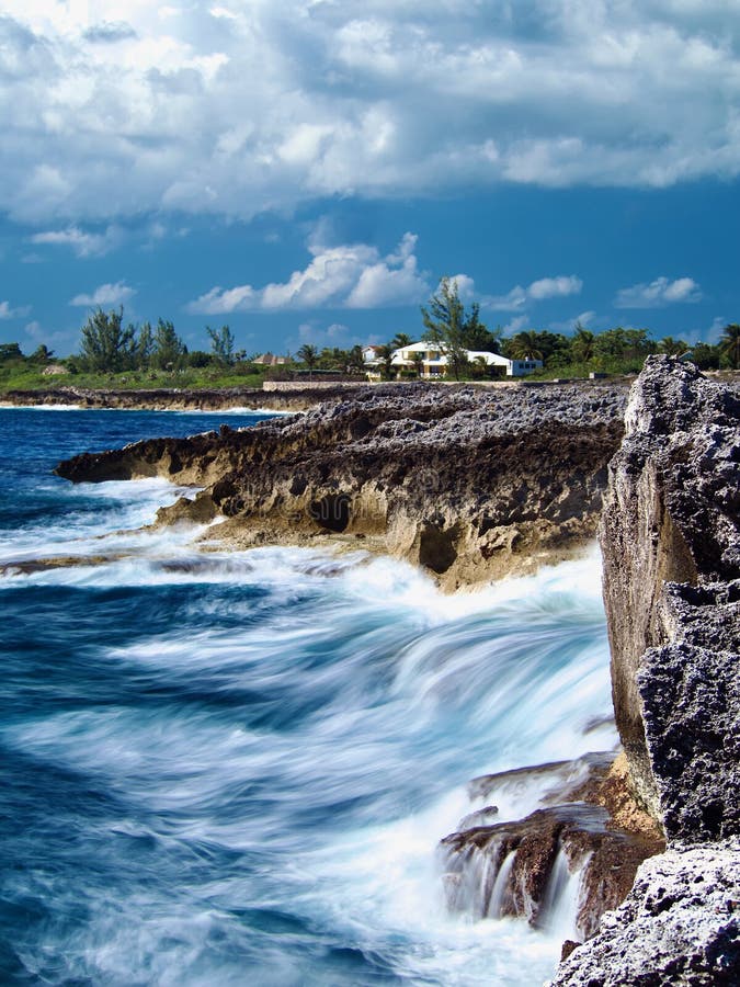 Pedro Castle Cliffedge stock image. Image of coconut - 263362415