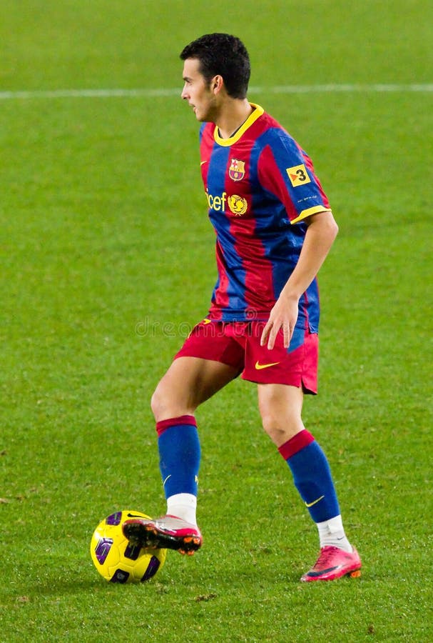 Pedro de FC Barcelona fotografia editorial. Imagem de futebolista ...