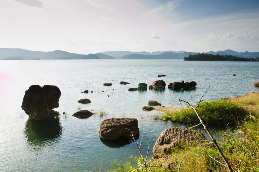 Pedu Lake stock image. Image of mountain, calm, reflection - 23048589