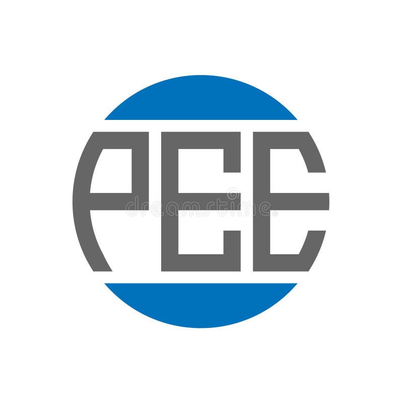 PEE Letter Logo Design on White Background. PEE Creative Initials ...