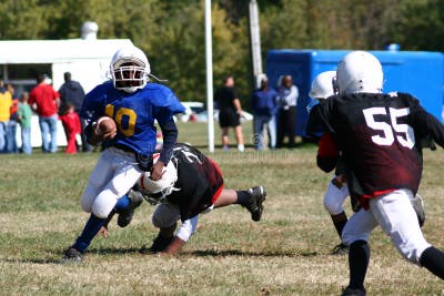 Pee Wee Football stock image. Image of hand, player, grow - 310747