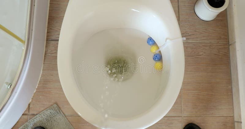 Peeing in the Toilet, Urine, Urinating in the Toilet, First-person View ...