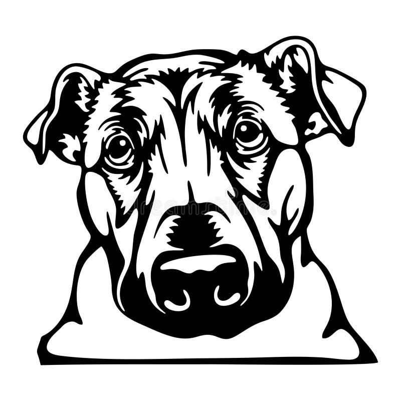 Peeking Rhodesian Ridgeback - Dog Lover Owner Gift - Dog Cut File ...