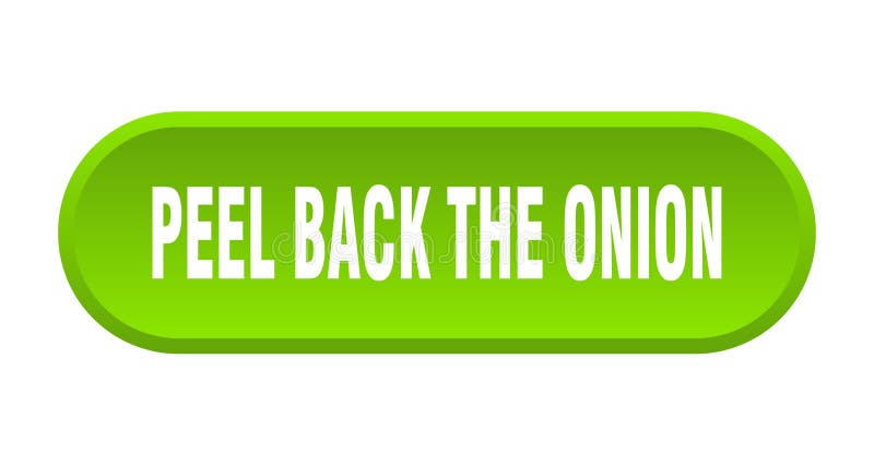 Peel back the onion button stock vector. Illustration of square - 196830804