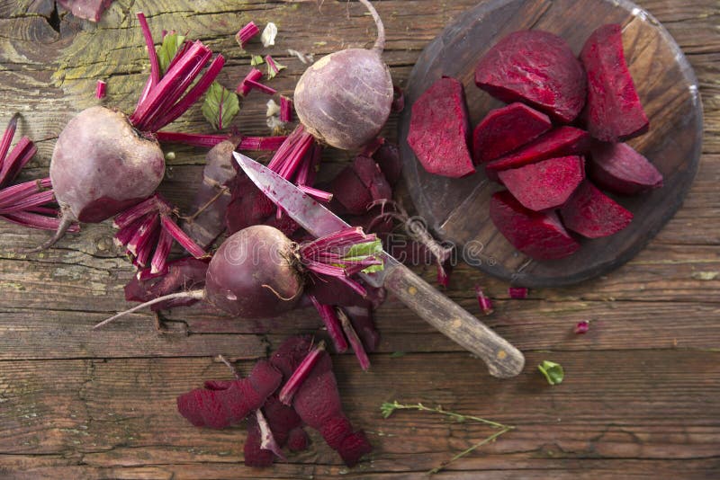 Peel the beetroot stock photo. Image of harvest, knife - 72805040