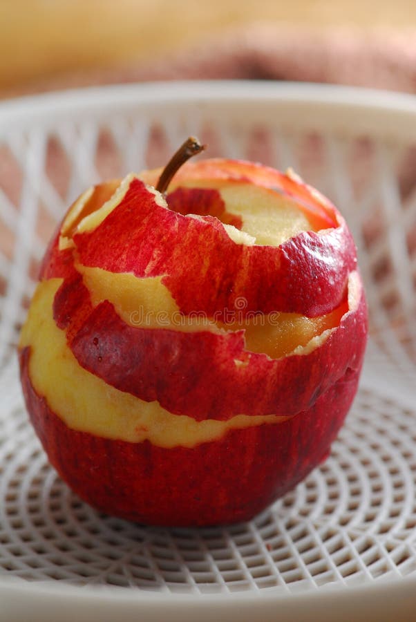 Skinless peel apple stock image. Image of apple, skin - 20394195