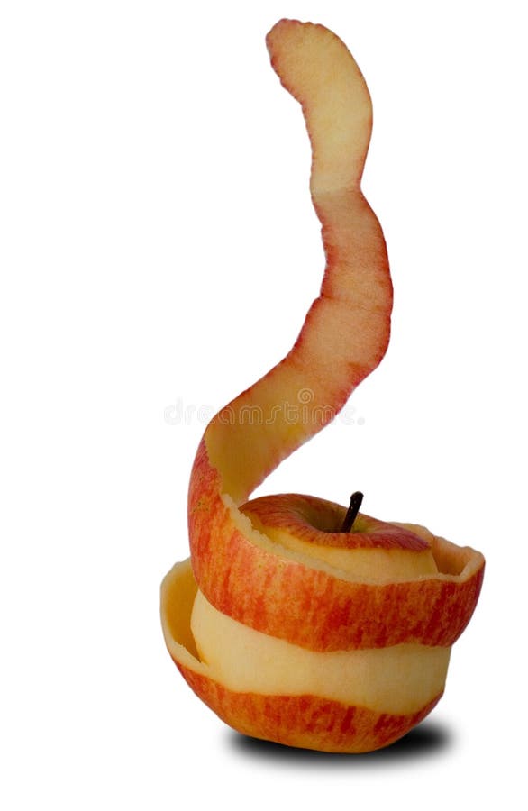 Half eaten apple stock image. Image of delicious, healthy - 7905969