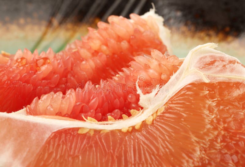 Peeled grapefruit stock image. Image of citrus, wooden - 132144987
