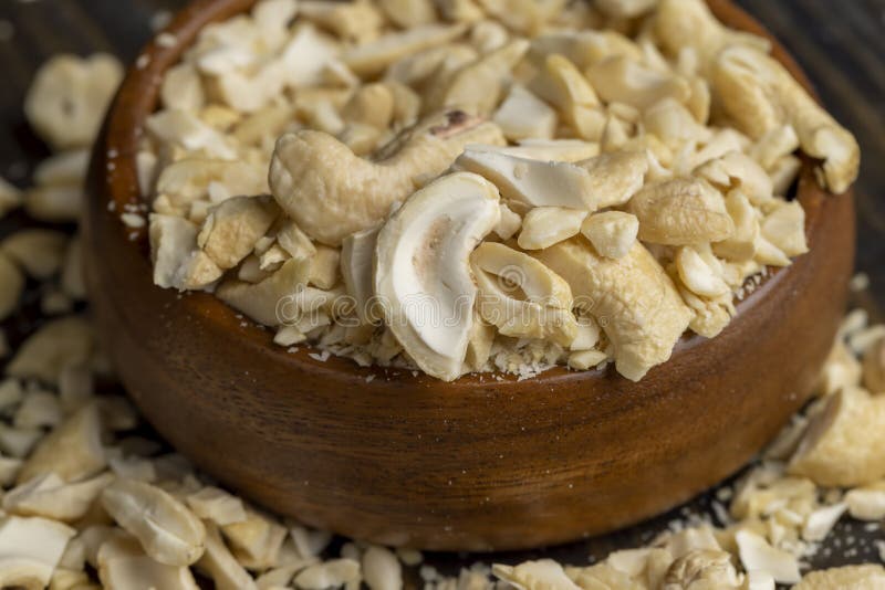 Peeled Hard Dried Cashew Nuts Stock Photo - Image of snack, vegetarian ...