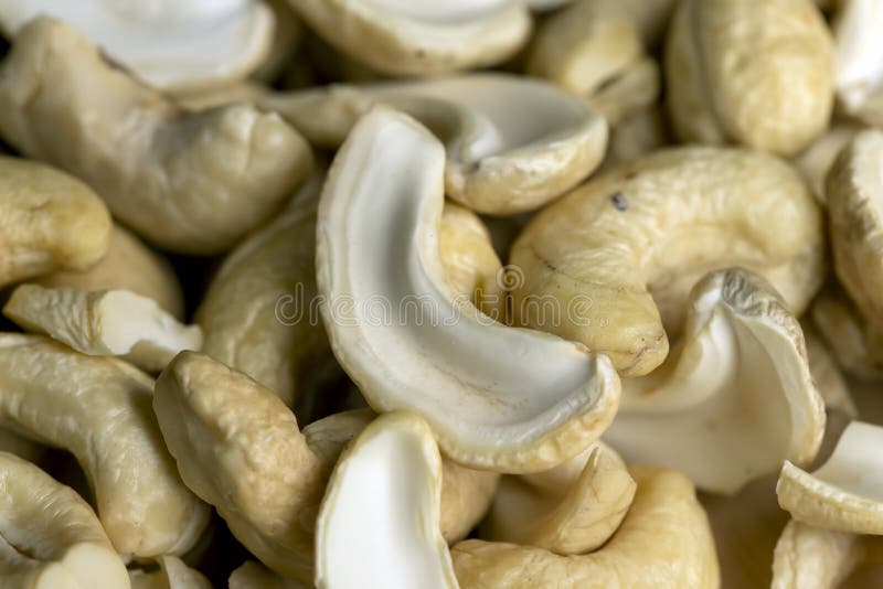 Peeled Hard Dried Cashew Nuts Stock Photo - Image of nuts, crunchy ...