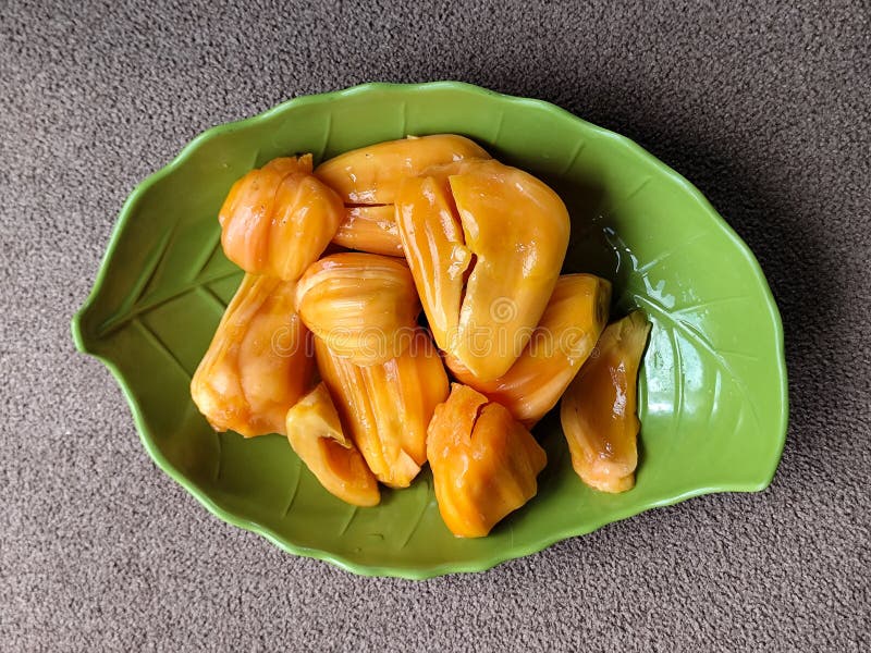 Peeled jackfruit stock image. Image of quality, outdoors - 358646869