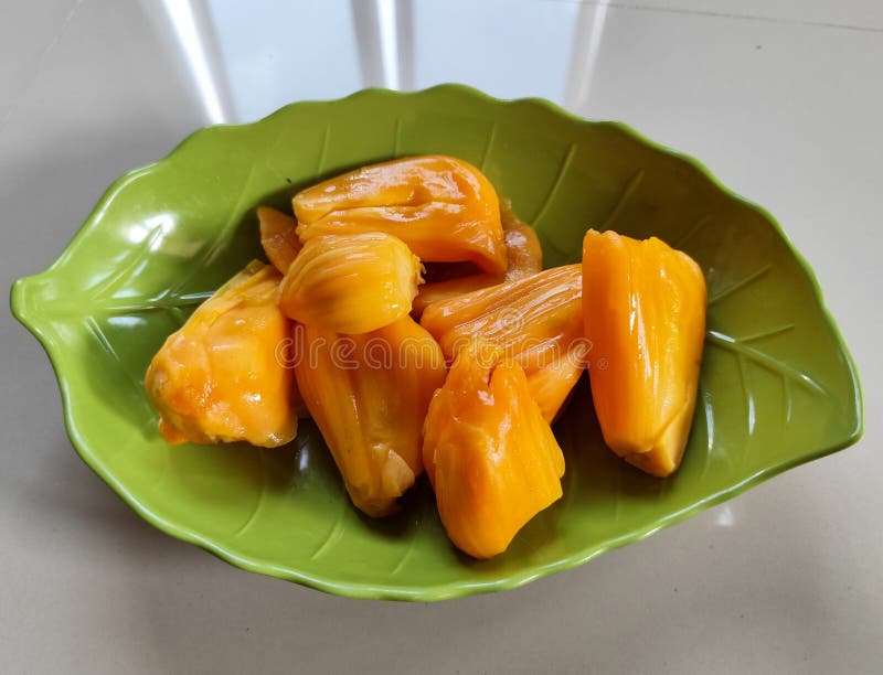 Peeled jackfruit stock image. Image of quality, path - 358646915