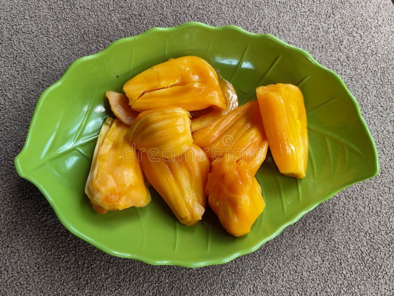 Peeled jackfruit stock image. Image of indoors, vitality - 358647021