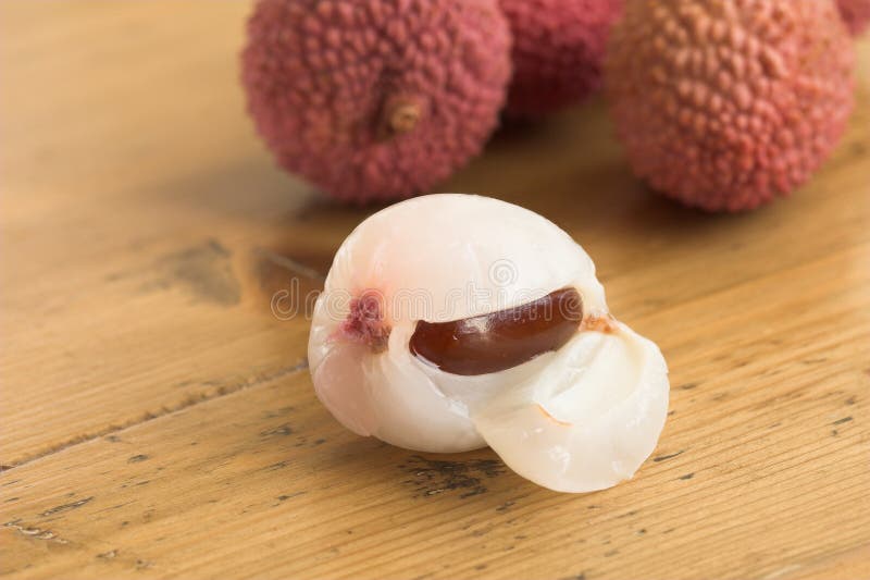 Peeled lychee stock image. Image of peeled, white, lychee - 533213
