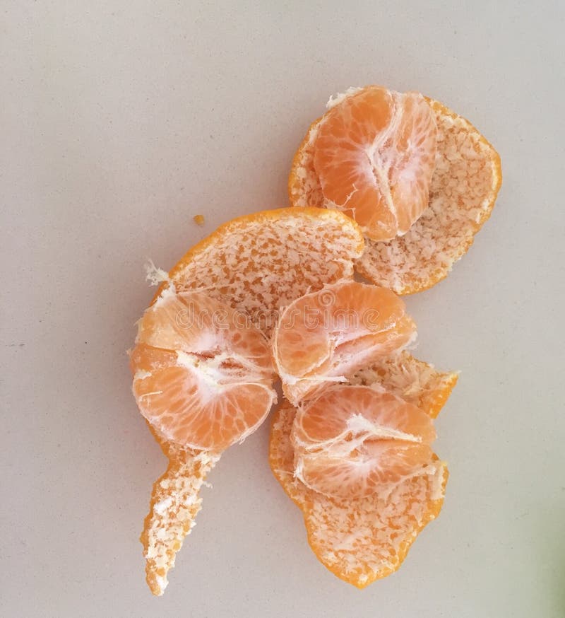 Peeled mandarin stock photo. Image of bench, peel, rind - 74236858