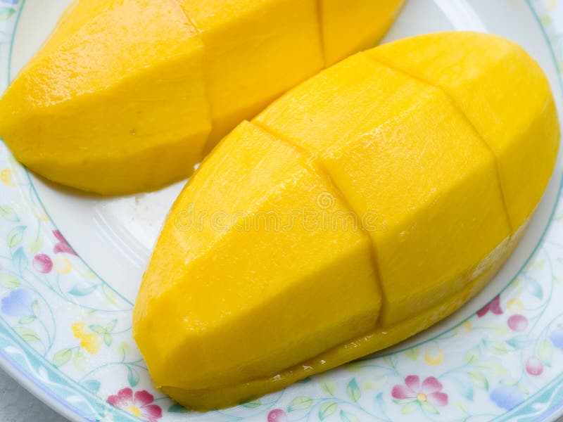 Peeled mango stock image. Image of edible, mangoes, riped - 41156593