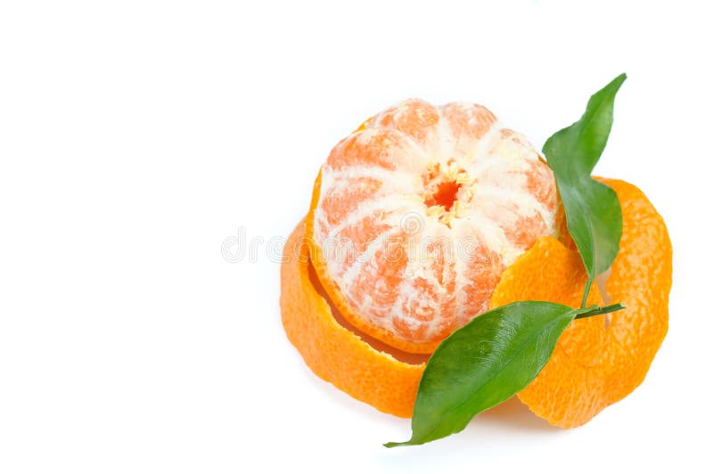 Peeled Off Orange and Single Orange Stock Photo - Image of peeled ...
