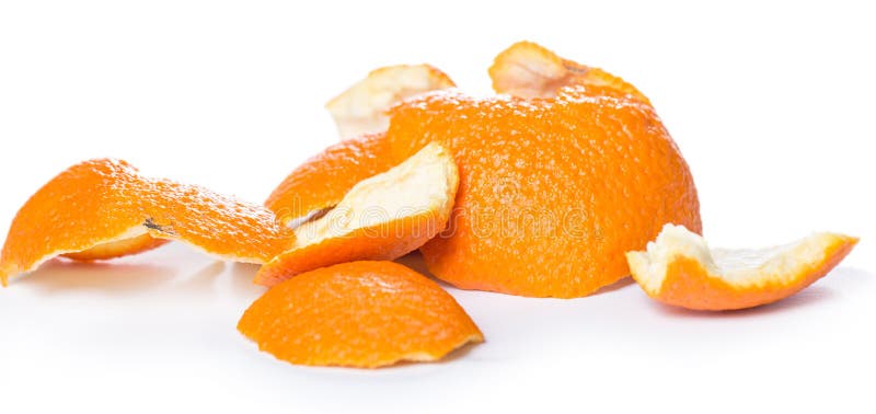 Peeled orange and its skin stock image. Image of fresh - 45519449
