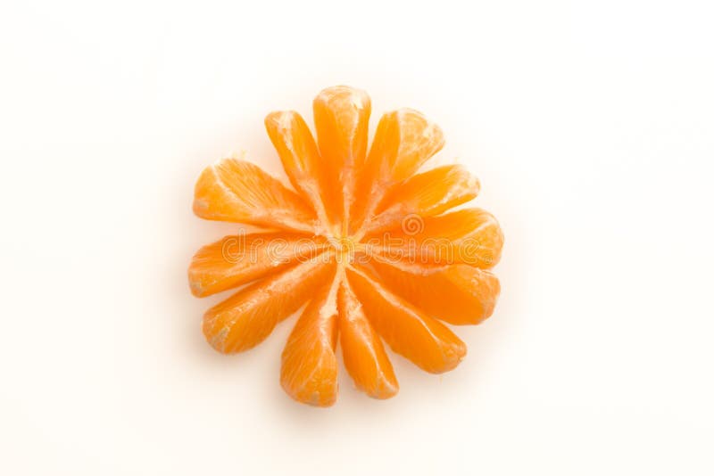 Peeled orange top view stock image. Image of delicious - 84052195
