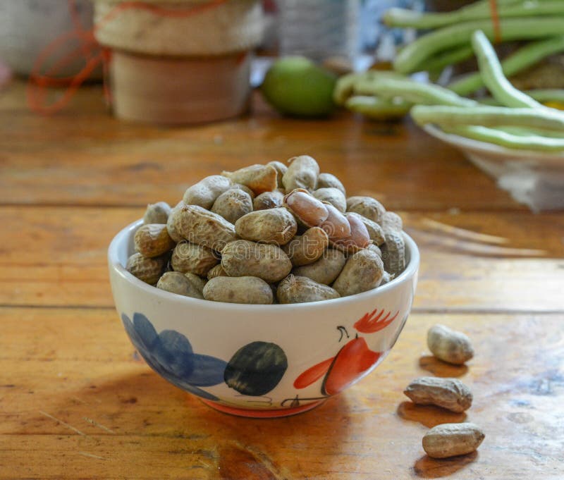 Peeled Peanut on Well Peanuts Stock Image - Image of agricultural ...