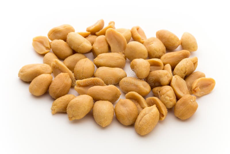 Peeled Peanuts on the Background. Stock Photo - Image of grain ...