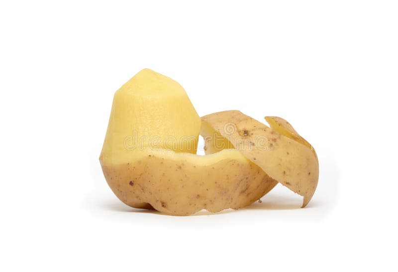 Peeled potato stock photo. Image of ingredient, white - 4274496