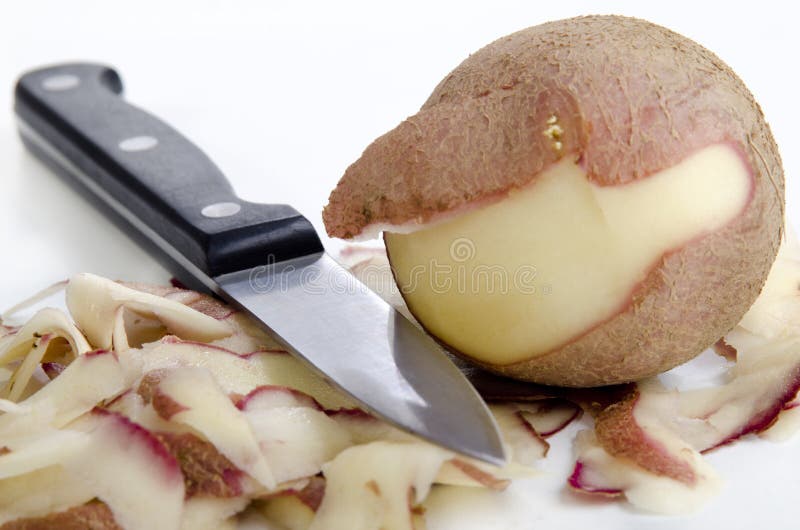 Peeled potato stock photo. Image of uncooked, organic - 23917348