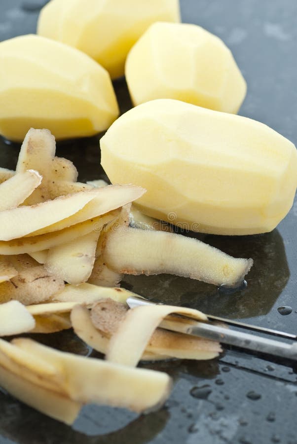 Peeled Potato stock image. Image of ingredient, potato - 24150087