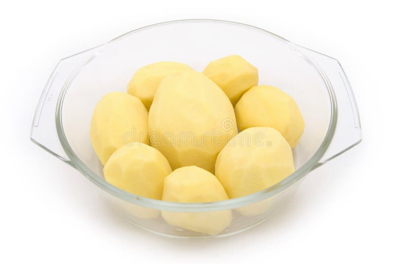 Peeled potatos stock photo. Image of peeled, uncooked - 7693628