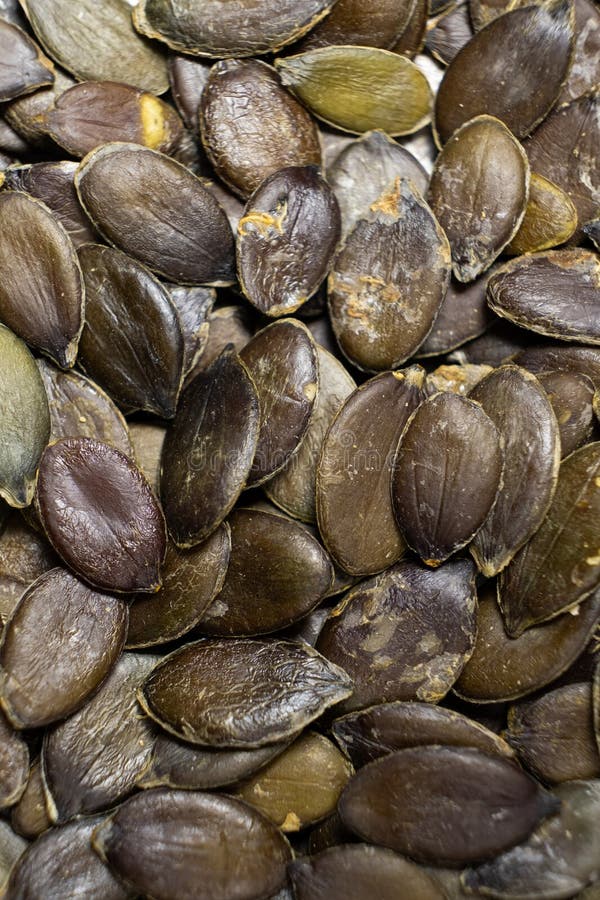 Peeled Pumpkin Seeds, Kernels Close-up Stock Photo - Image of natural ...
