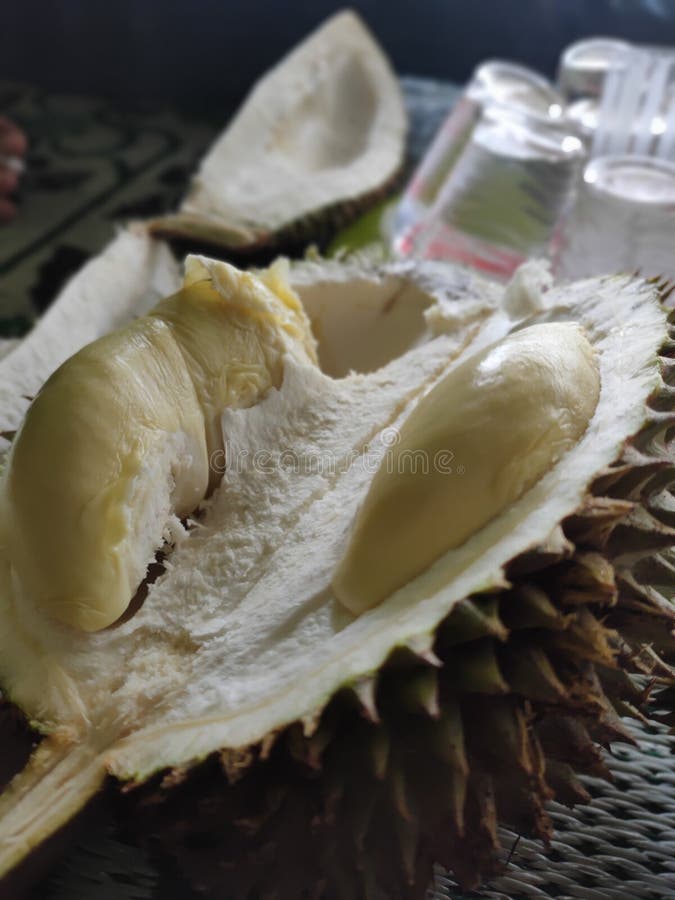 Delicious Durian Fruit and Ready To Eat Stock Image - Image of ...