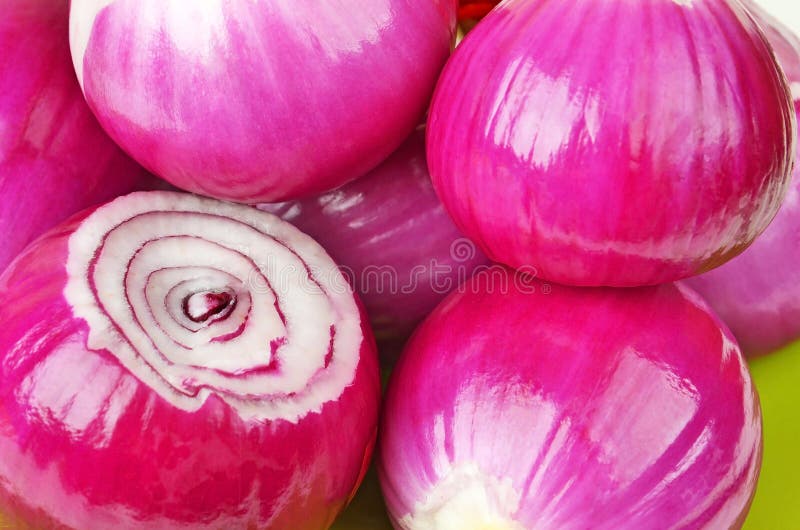 Peeled red onion stock image. Image of edible, onion - 67353693