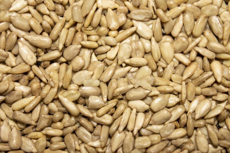 Peeled Roasted Sunflower Seeds.the Texture of Sunflower Seeds Stock ...