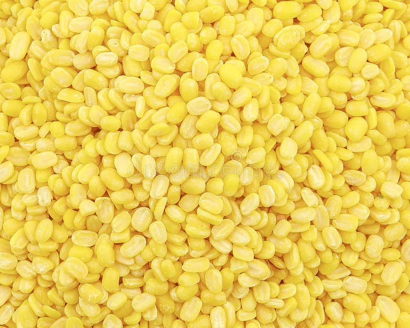 Peeled Split Mung bean stock image. Image of bean, healthy - 142694345