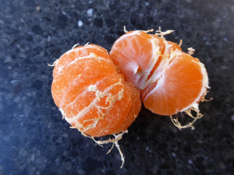 Peeled Tangerine stock image. Image of cutout, healthy - 49027057
