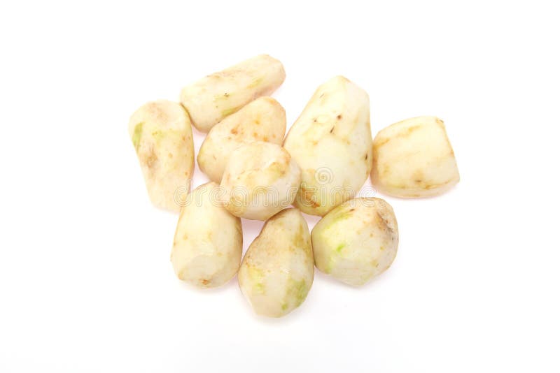 Peeled taro stock photo. Image of healthy, isolated, nutrition - 79125716