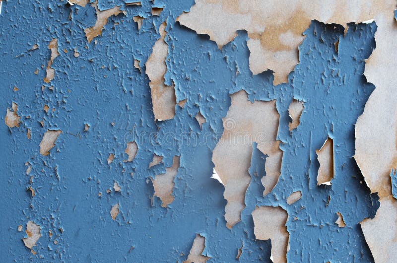 Peeling Blue Paint stock image. Image of paint, grunge - 62521889